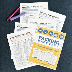 Packing Made Easy: Printable Lists for Every Trip – Frump Fighters