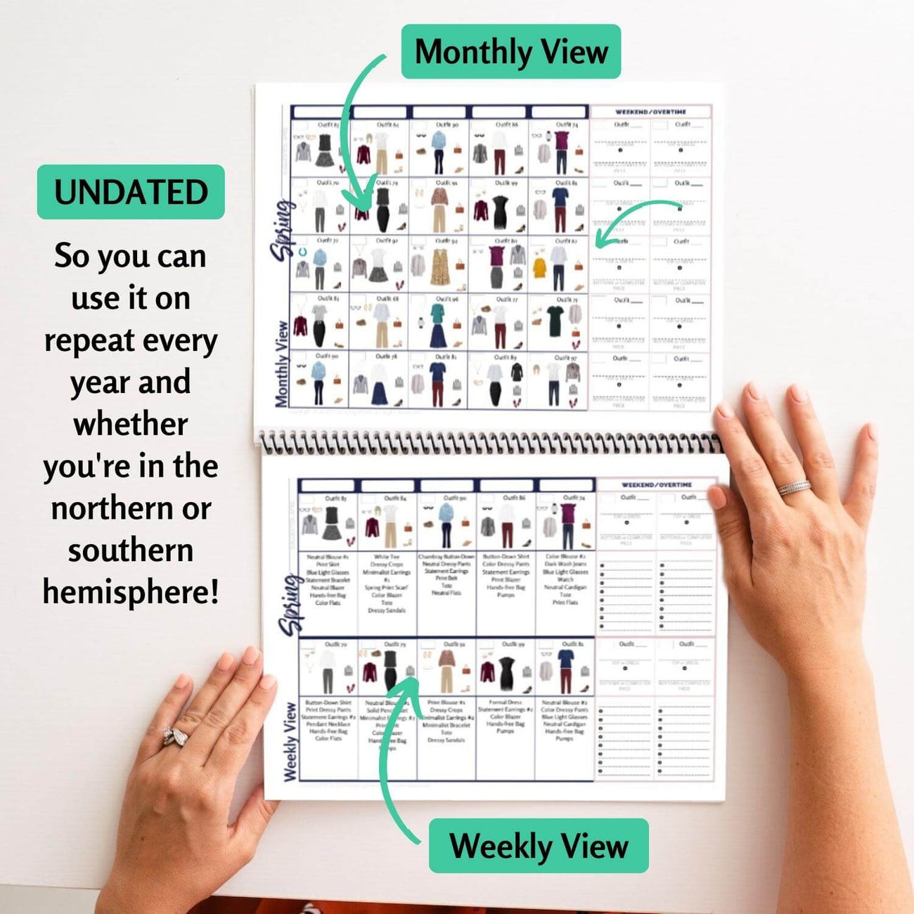 Discover 132 Outfit Combos w/ Women's Business What-to-Wear Calendar!