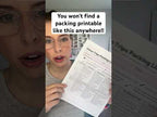 Packing Made Easy: Printable Lists for Every Trip
