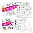 What-to-Wear Outfit Calendar Preview - 1 Month + Basics Wardrobe Plan